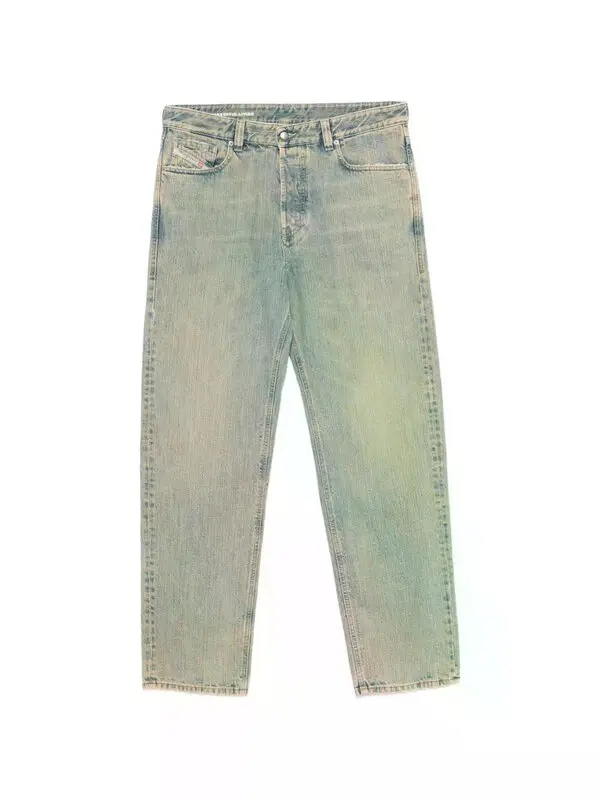 DIESEL® Faded-effect Straight-leg Jeans - Blue