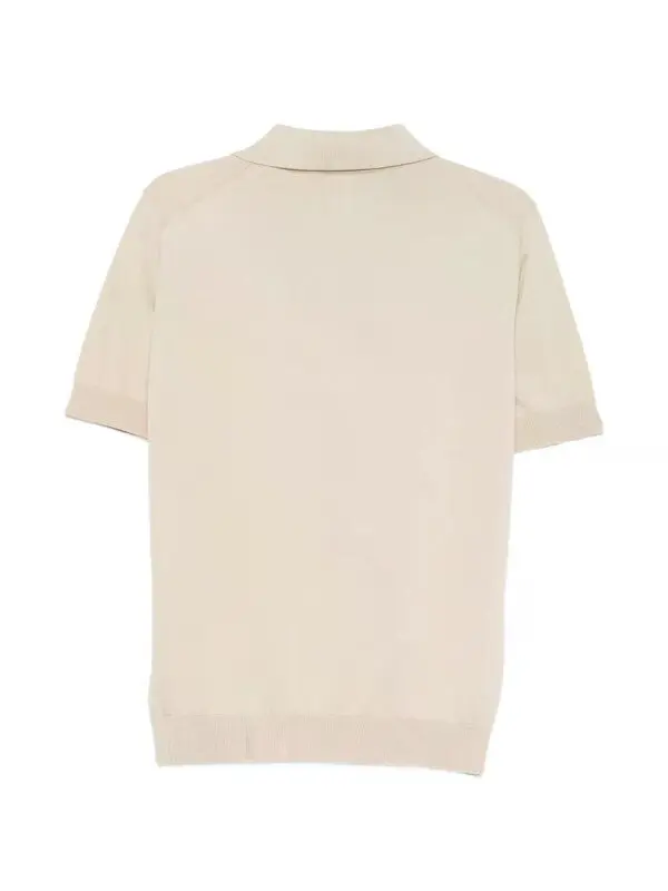 FILIPPO DE LAURENTIIS Short-sleeve Polo Shirt - Neutrals