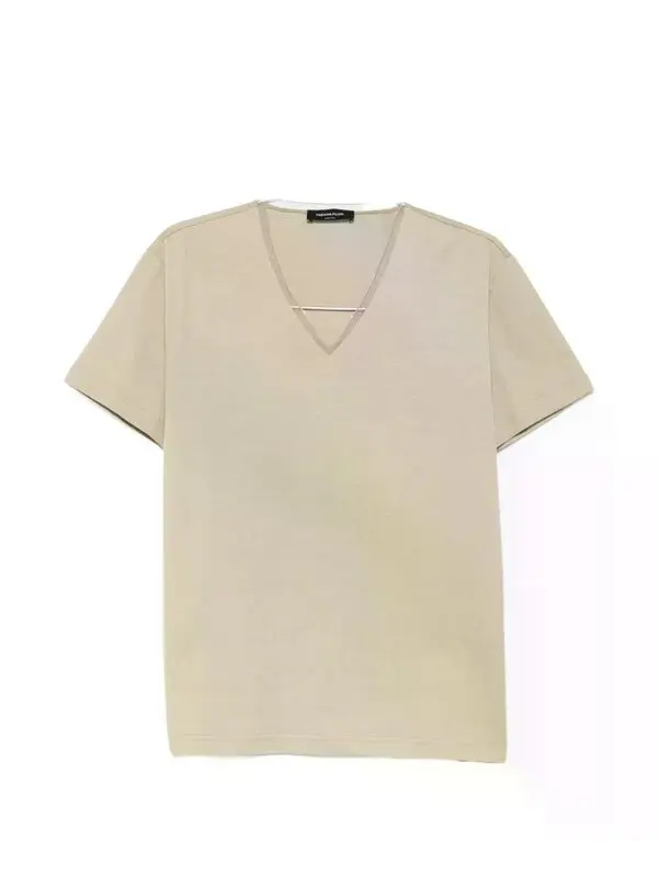 Fabiana Filippi V-neck Short-sleeve T-shirt - Neutrals