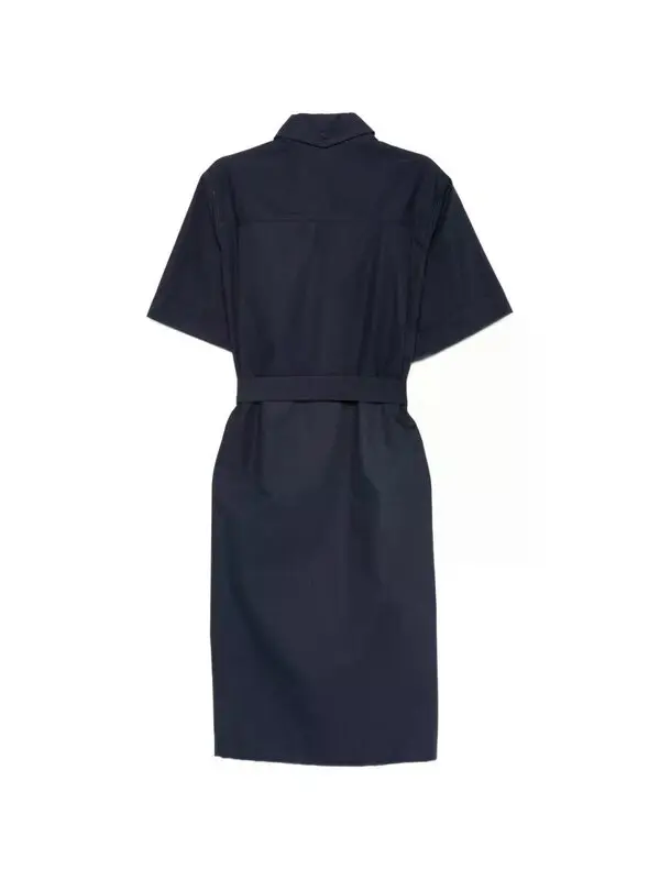 A.p.c. Belted Short-sleeve Shirt Dress