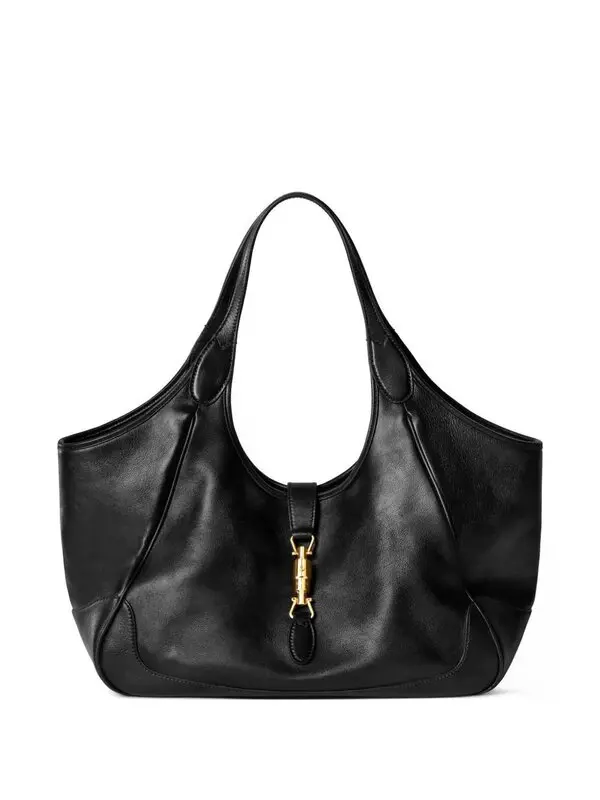 Gucci Medium Mercato Leather Tote Bag - Black