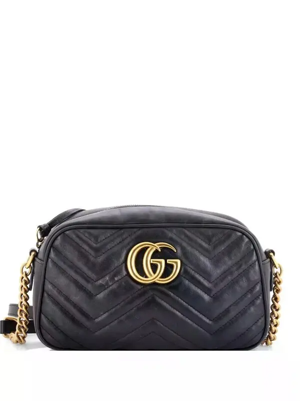 Gucci Gg Marmont Small Crossbody Bag - Black