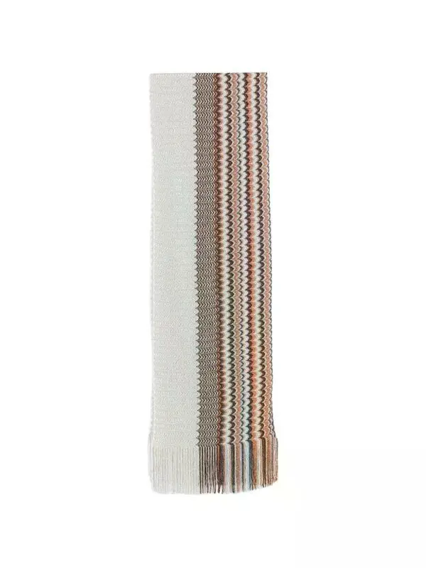 Missoni Fringed-edge Scarf - Neutrals