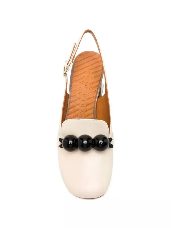 Chie Mihara Moby Bead-embellished Slingback Pumps