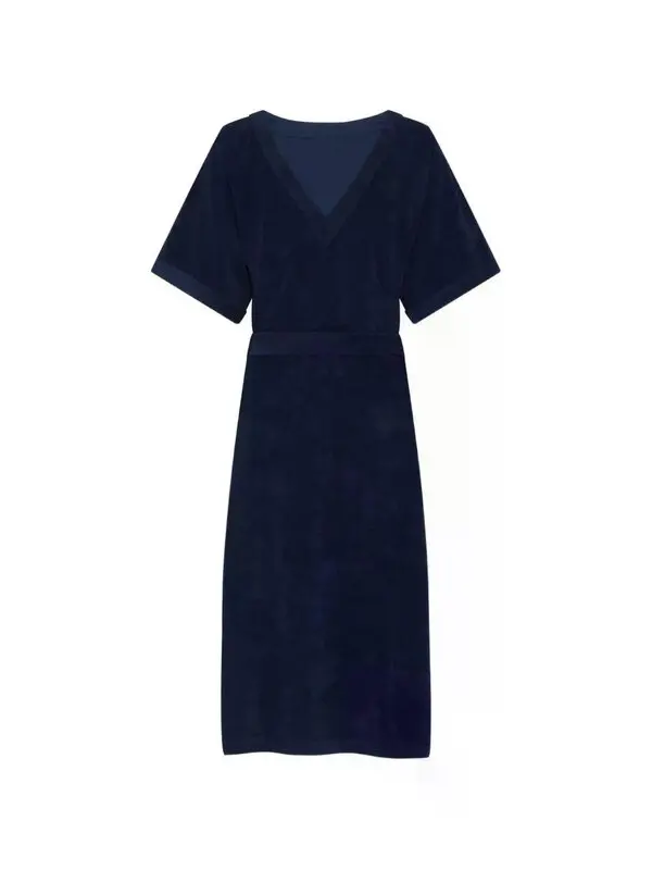 Vilebrequin Terry-cloth V-neck Dress - Blue