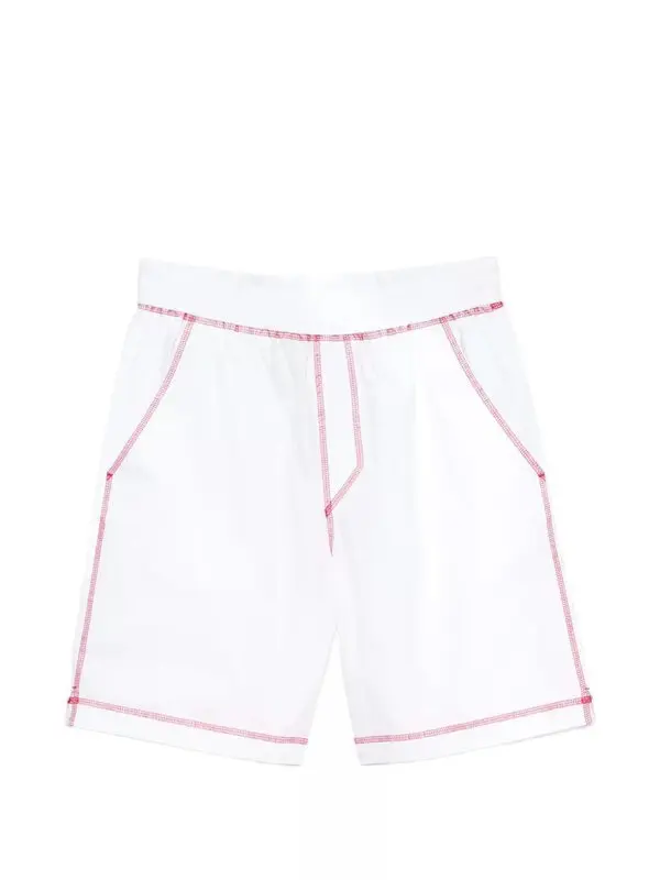 Fiorucci Contrast-stitch Shorts - White