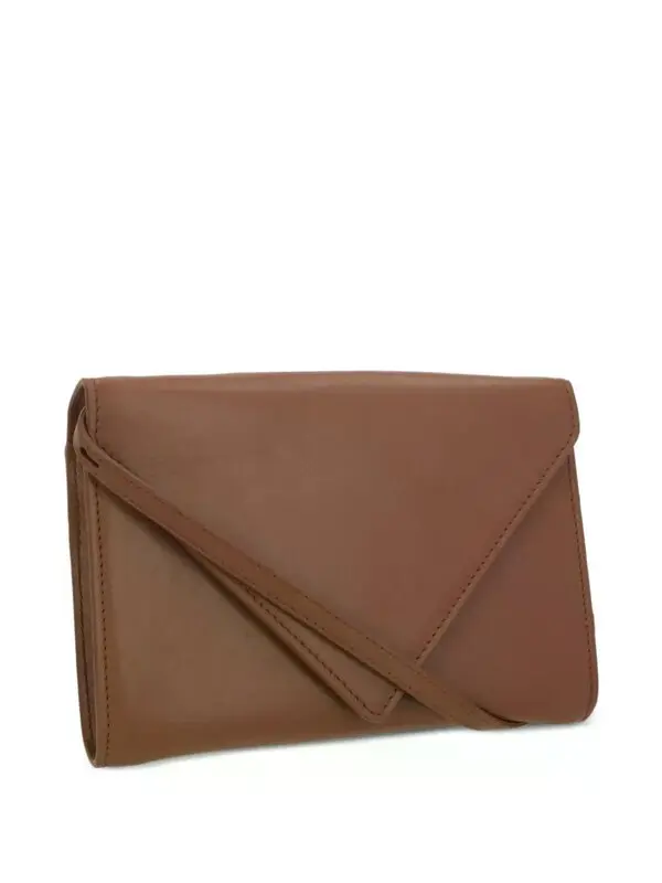 AESTHER EKME Mini Envelope Leather Shoulder Bag - Brown
