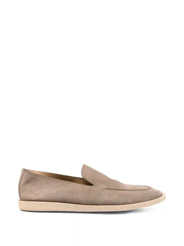 Neil Barrett Almond-toe Loafers - Brown