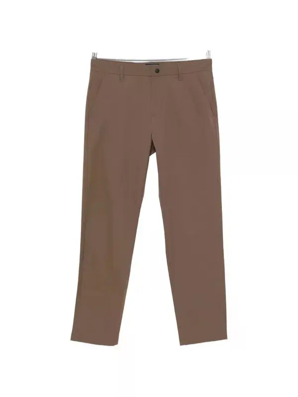 PEOPLE OF SHIBUYA Belt-loop Trousers - Brown
