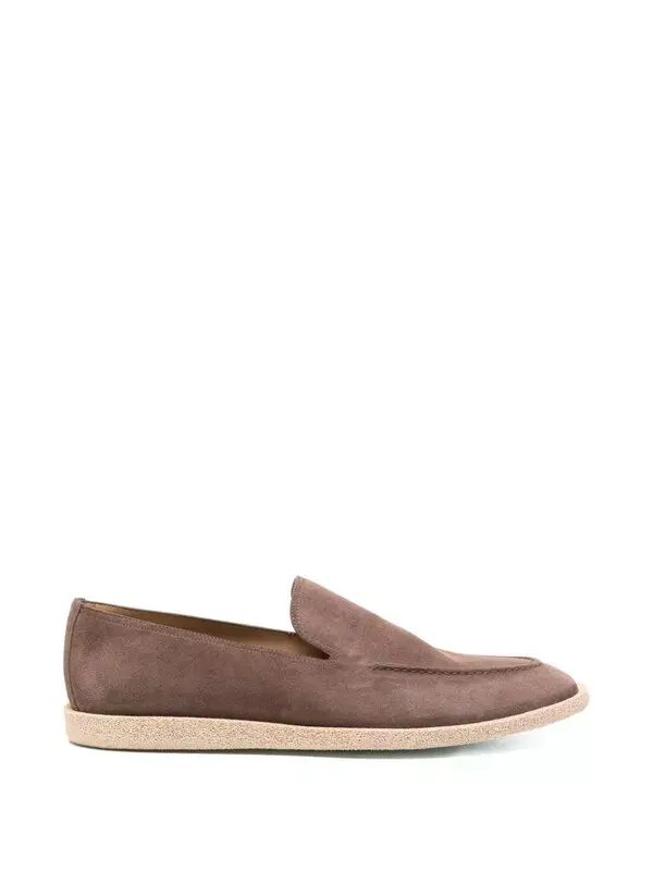 Neil Barrett Almond-toe Loafers - Brown