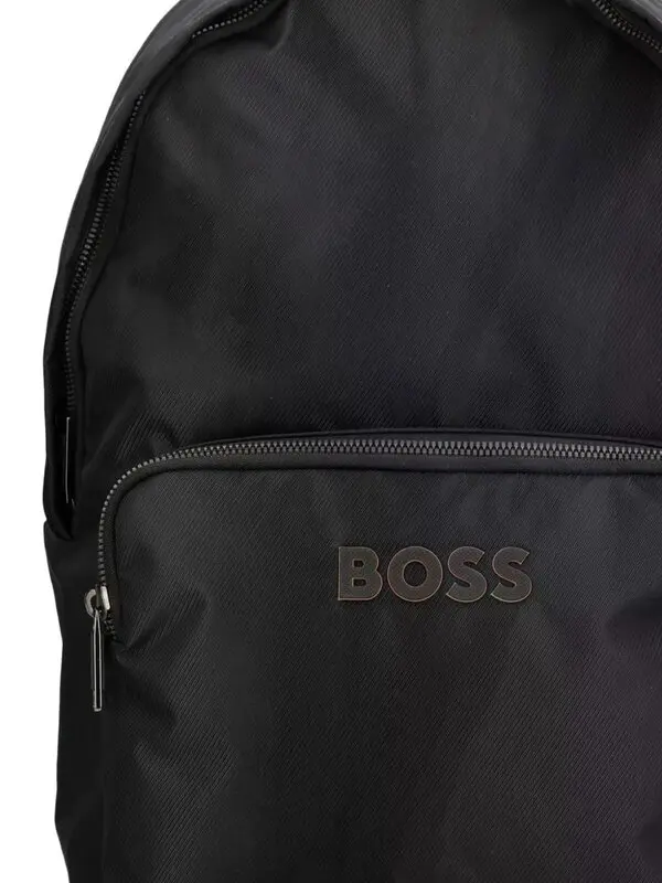 BOSS Logo-detail Backpack - Black