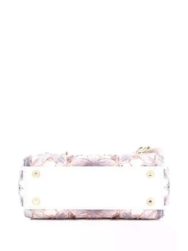 Dior Lady Chain Bag Embroidered Calfskin Mini Satchel