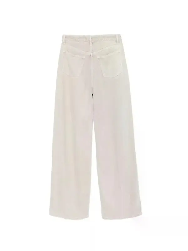 3x1 Button-fastening Wide-leg Jeans