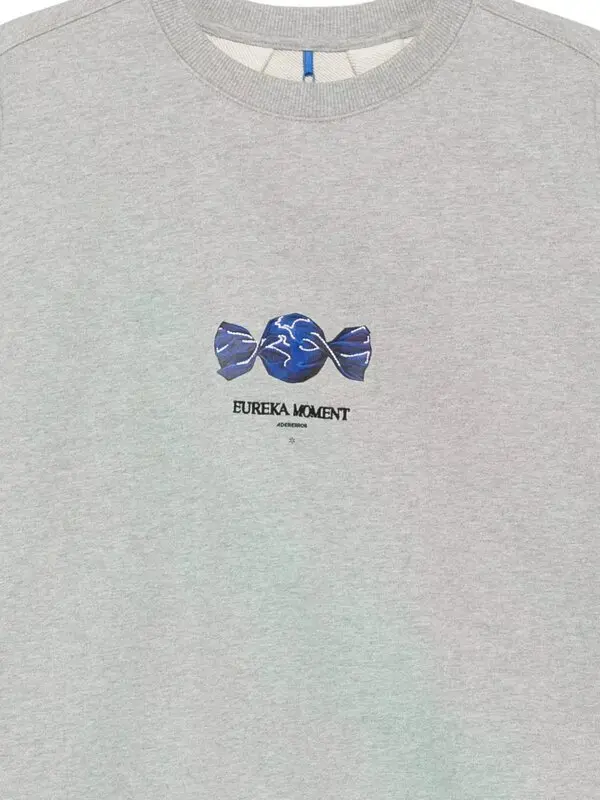 ADER ERROR Graphic-print Sweatshirt - Grey