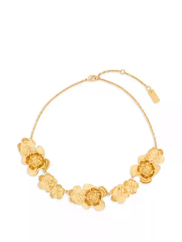 Chloé Bouquet Choker Necklace - Gold