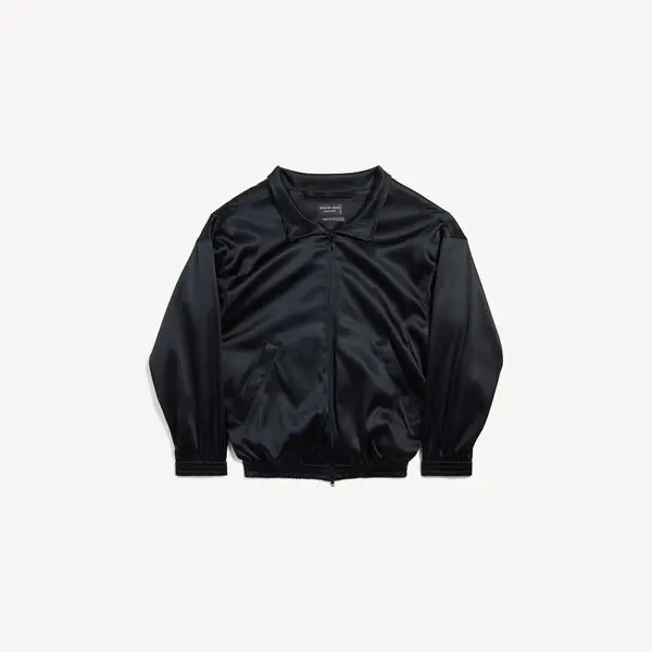Balenciaga Off-shoulder Tracksuit Jacket - Black