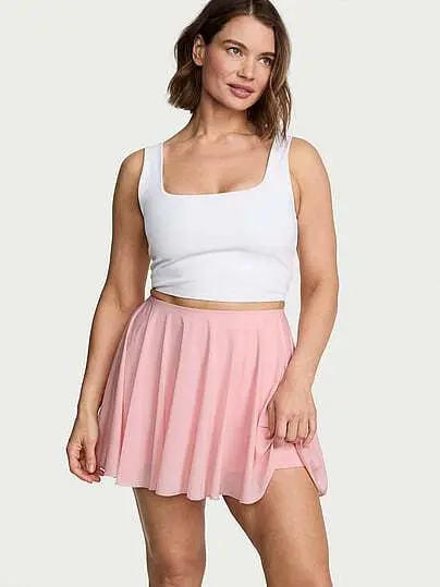 Victoria's Secret Vsx Elevate™ Sheer Radiance Active Skirt - Pink