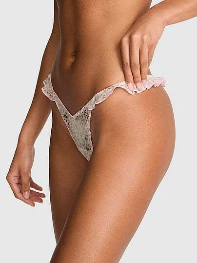 Pink Wink™ Flutter Thong Panty - Print