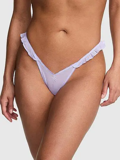 Pink Wink™ Flutter Thong Panty - Purple