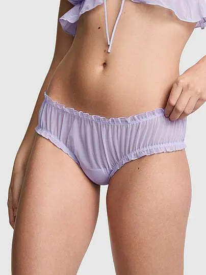 Pink Wink™ Ruﬄe Cheeky Panty - Purple
