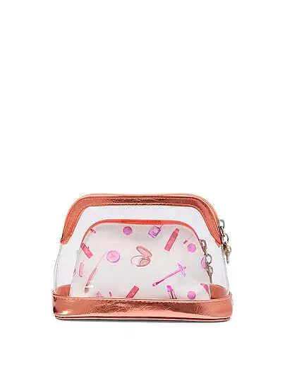 Pink Makeup Bag Duo - Print
