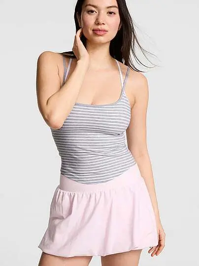 Pink All-day Cotton™ Strappy Tank Top - Print