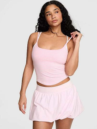 Pink All-day Cotton™ Strappy Tank Top - Print