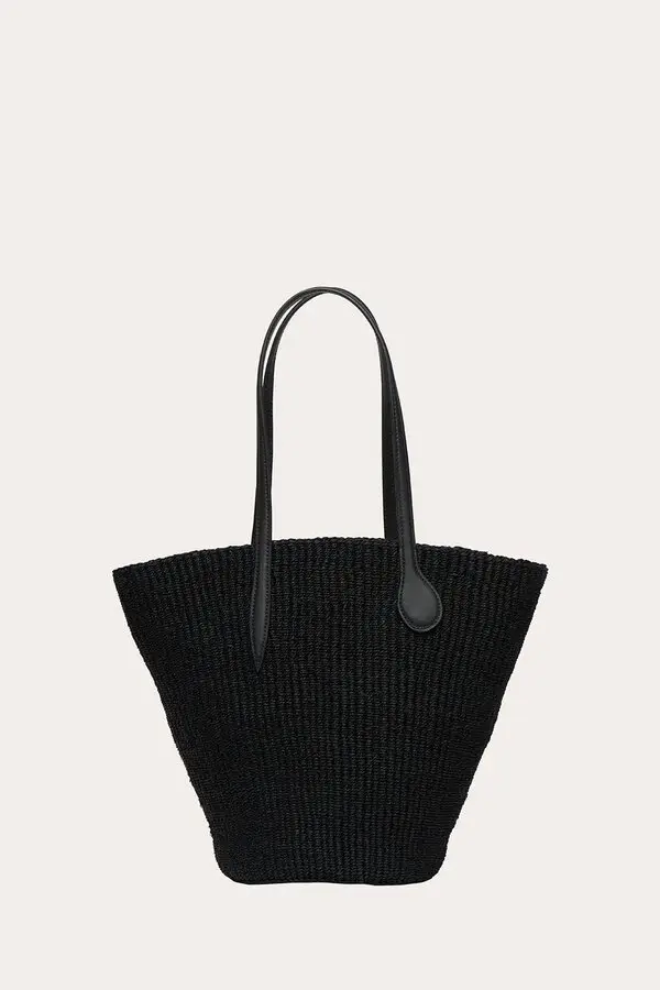LIFFNER Straw Basket - Black