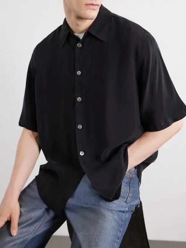 Our Legacy Beyond Satin Shirt - Black