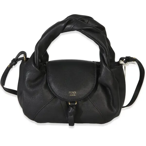 Fendi Calfskin Spy Bag - Black
