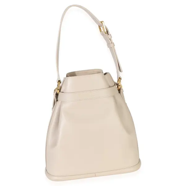 Dior Calfskin Cd Embossed Cest Bucket Bag - Beige