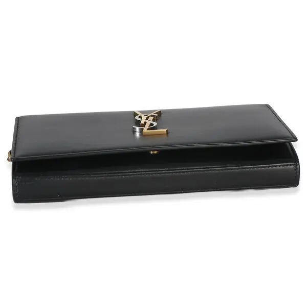 Saint Laurent Lambskin Tri Metal Kate Wallet-on-chain