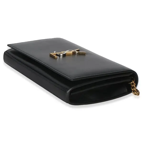 Saint Laurent Lambskin Tri Metal Kate Wallet-on-chain