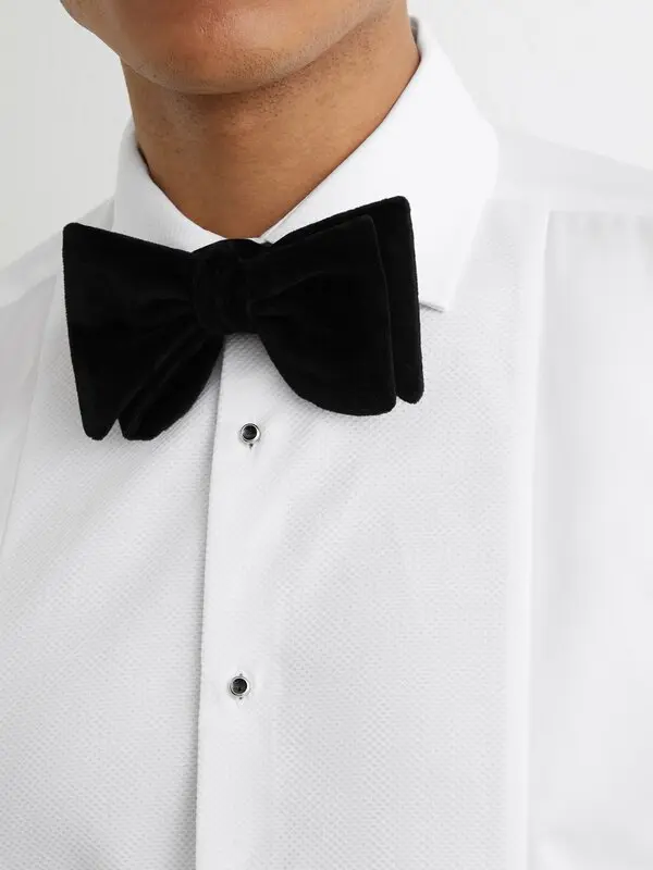REISS Marcel Regular Fit Cotton Dinner Shirt - White