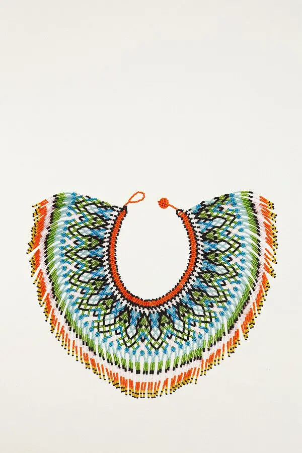 Farm Rio Yawanawa Beaded Necklace - Multi