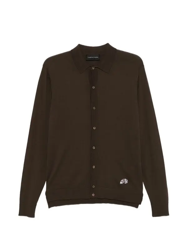GABRIELE PASINI Buttoned Cardigan - Brown