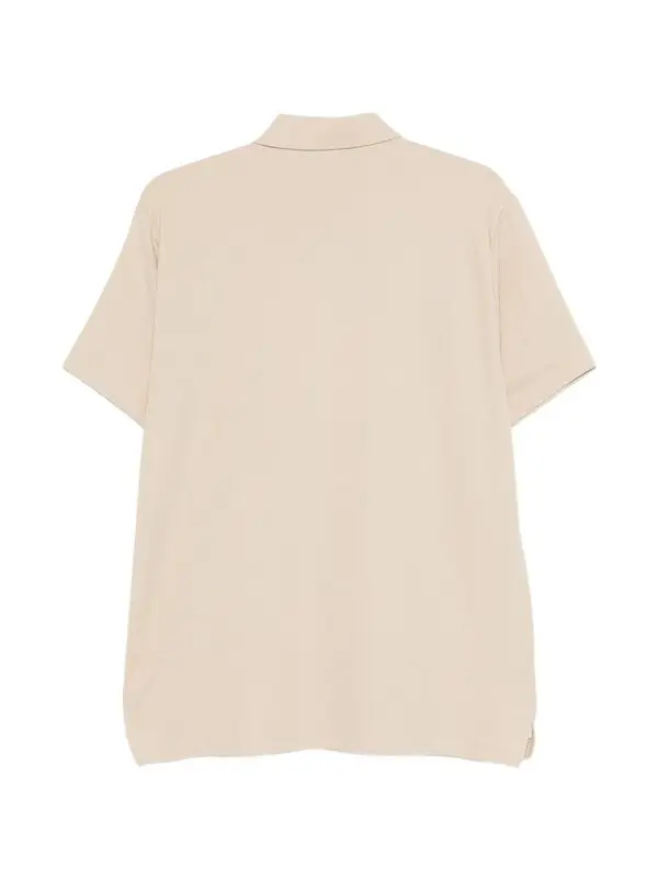 Peuterey Polo Shirt With Logo - Beige