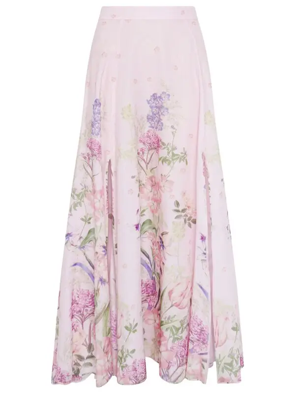 Charo Ruiz Ibiza Ventine Floral Skirt - Pink