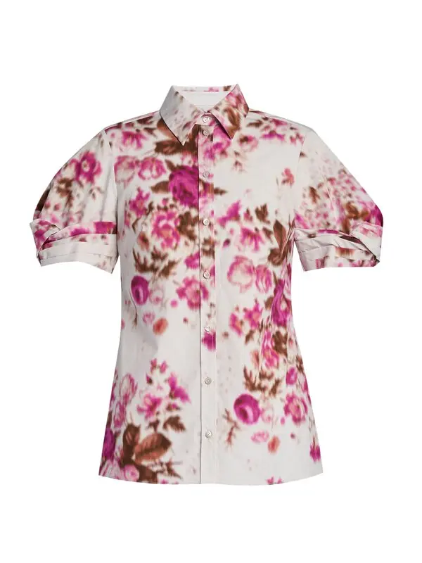 Erdem Floral Print Blouse - Pink