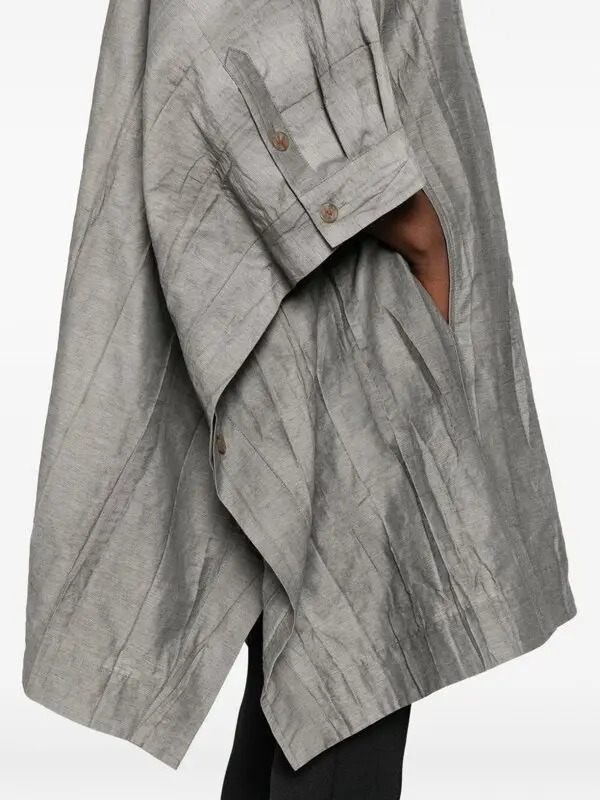 Soh Cotton Blend Button Down Blouse