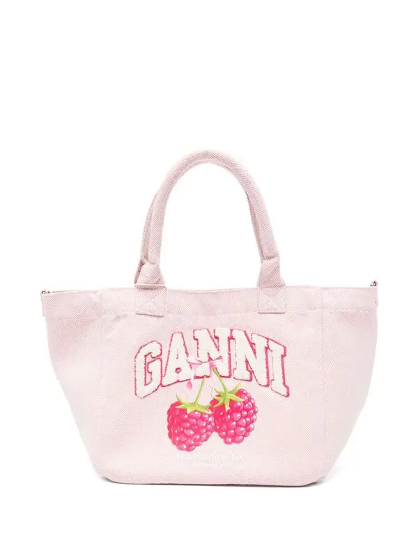 GANNI Small Tote Bag - Pink