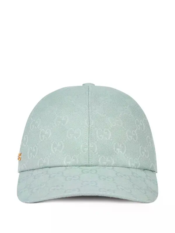 Gucci Gg Logo-detail Cap - Blue