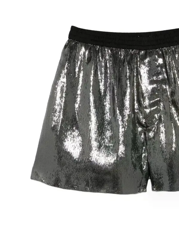 SAPIO Elasticated Shorts - Silver