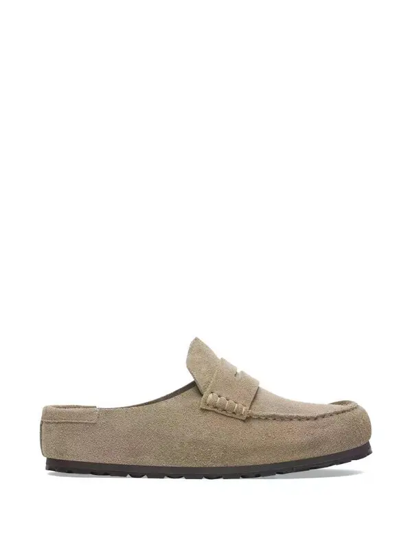 BIRKENSTOCK Naples Suede Loafers - Neutrals