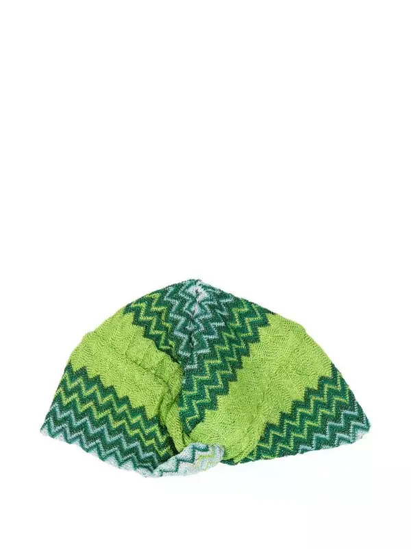 Missoni Knot-detail Hat - Green