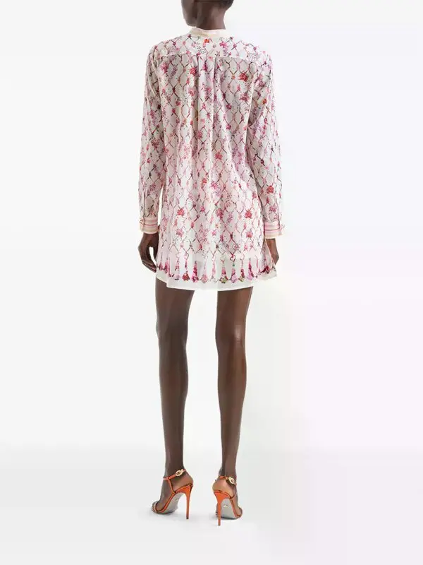 GENNY Floral Print Polo Top