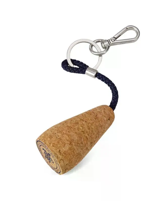 Vilebrequin Cork Rope-link Keyring - Neutrals