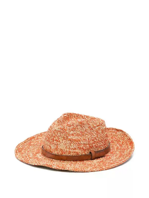 IBELIV Ento Raffia Fedora - Orange