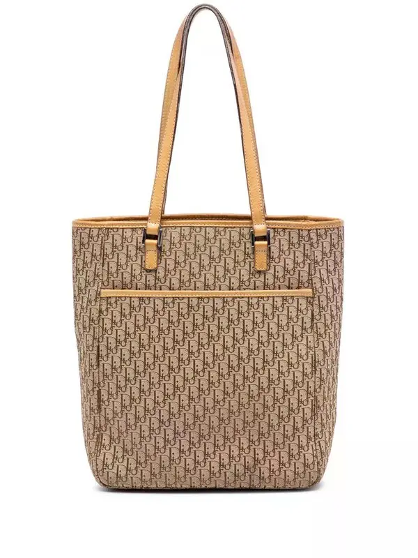 Dior Diorissimo Trotter Canvas Tote Bag - Neutrals
