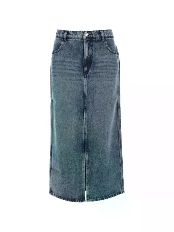 Isabel Marant Faharia Denim Skirt - Blue